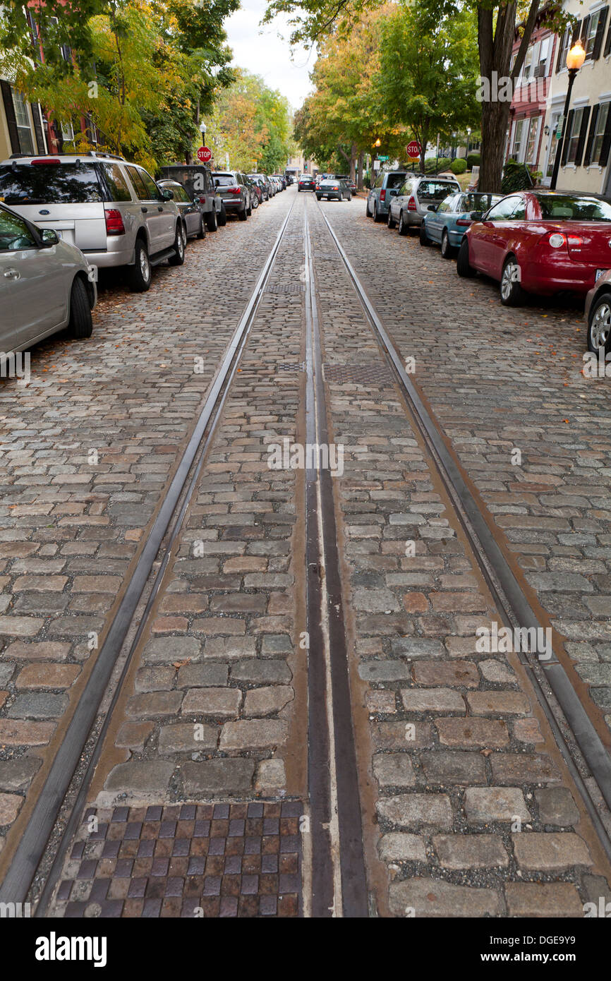 Retired Washington and Georgetown Railroad tracks - Georgetown ...