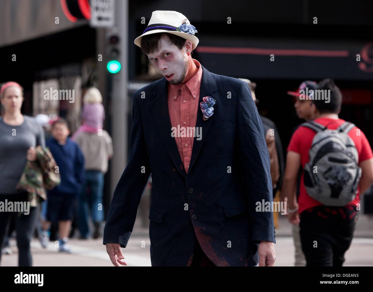 Denver, Colorado, USA. 19th Oct, 2013. Participants dress up as ...