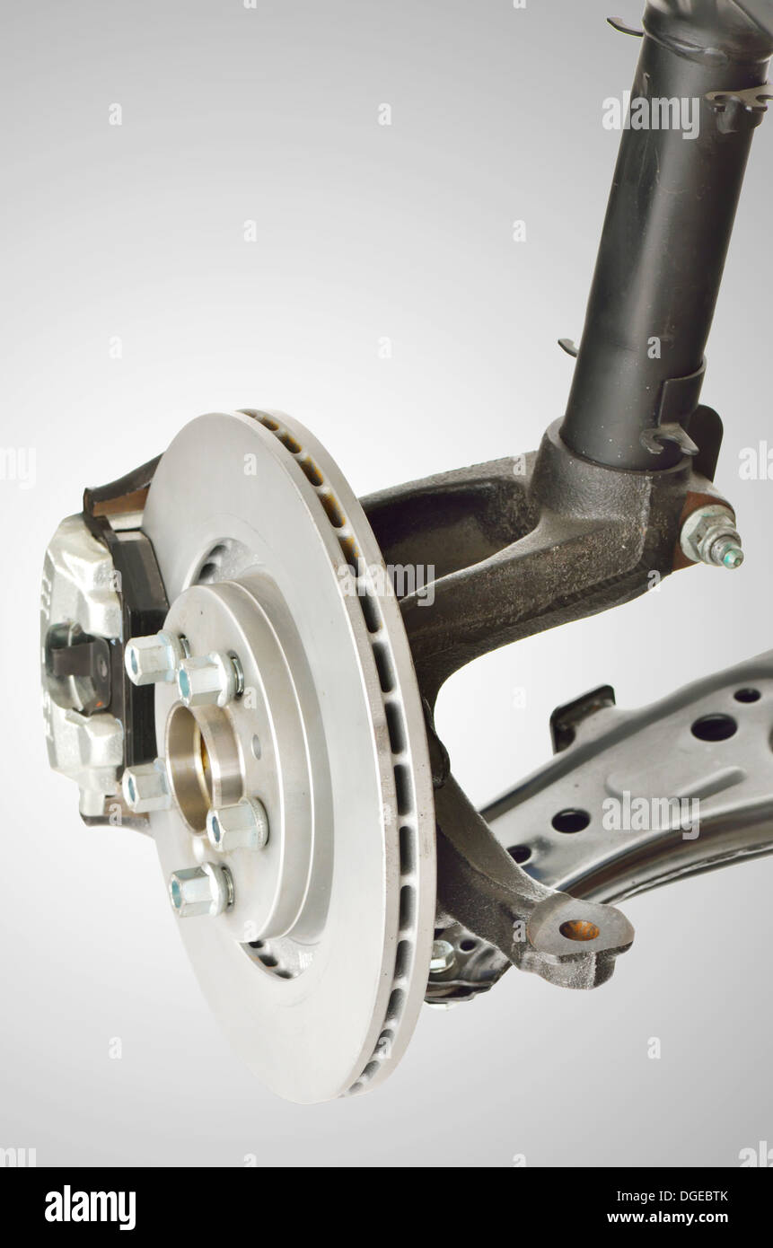 Disc Brake and Shock Assembly shoot in studio Stock Photo - Alamy