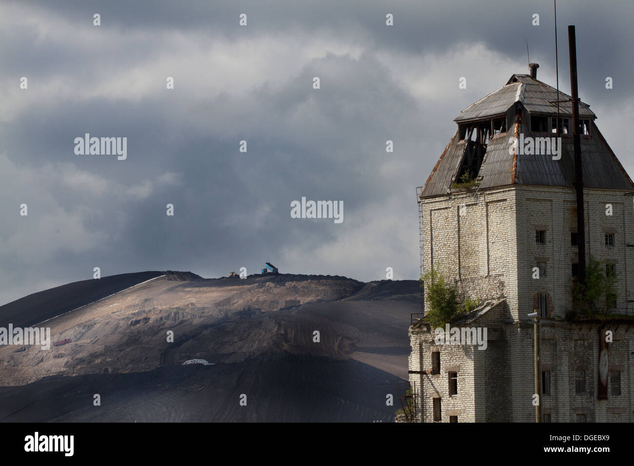 Building of a Mine Stock Photo - Alamy