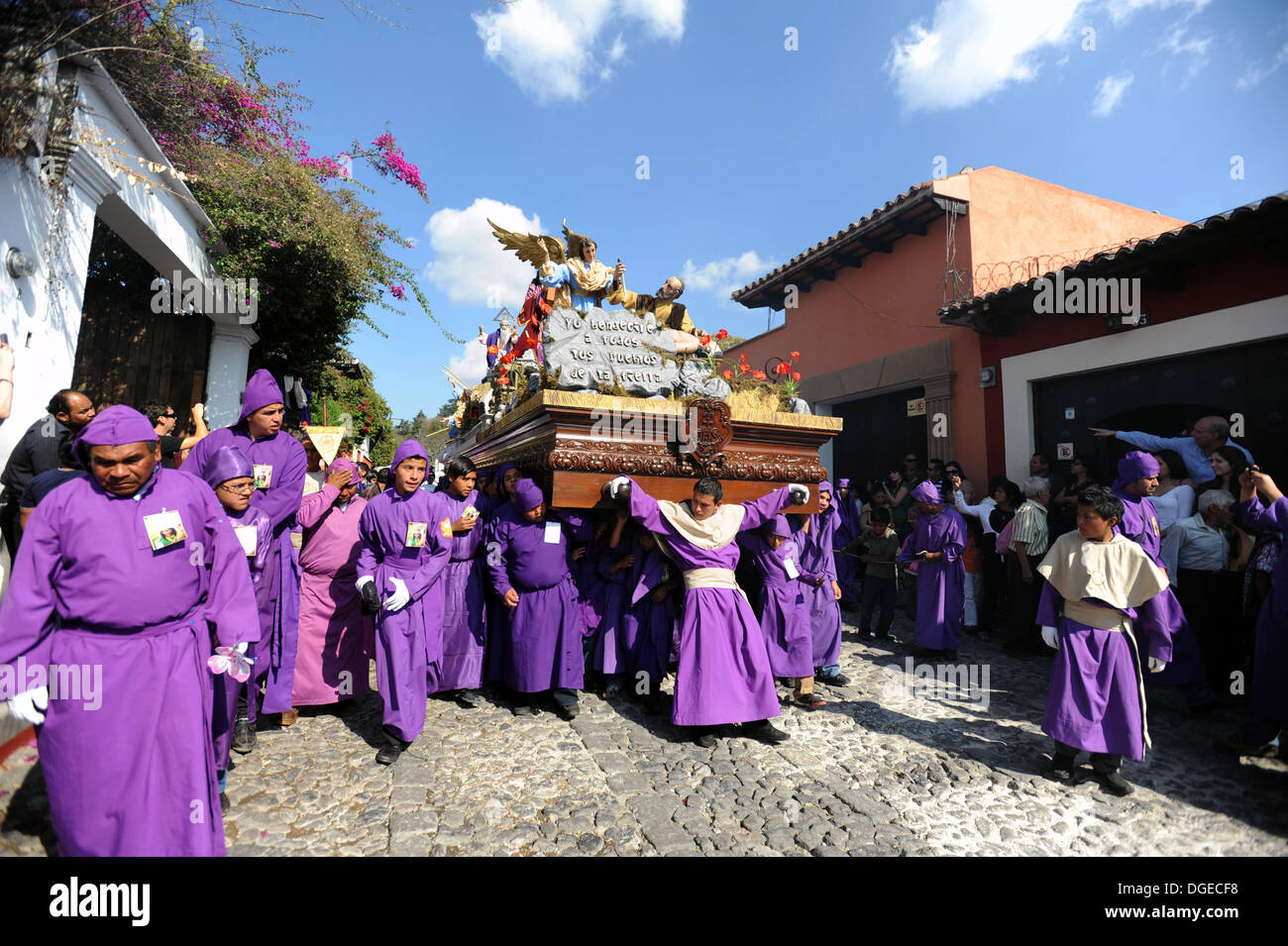 Semana Santa in Antigua, Guatemala Stock Photo - Alamy