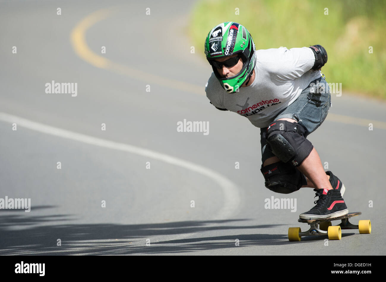 Downhill Longboarding Race
