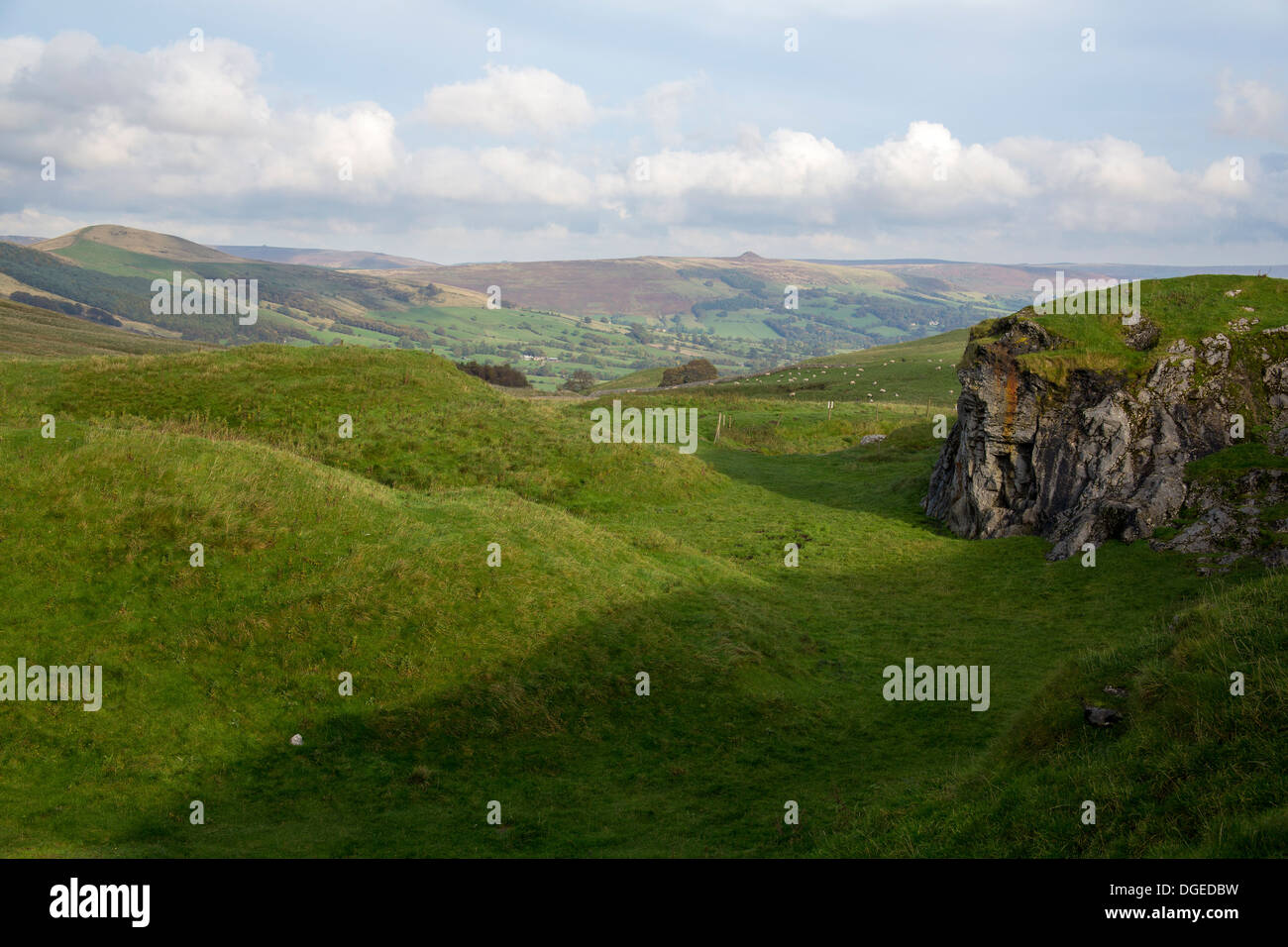 A view across the Peak District Stock Photo - Alamy