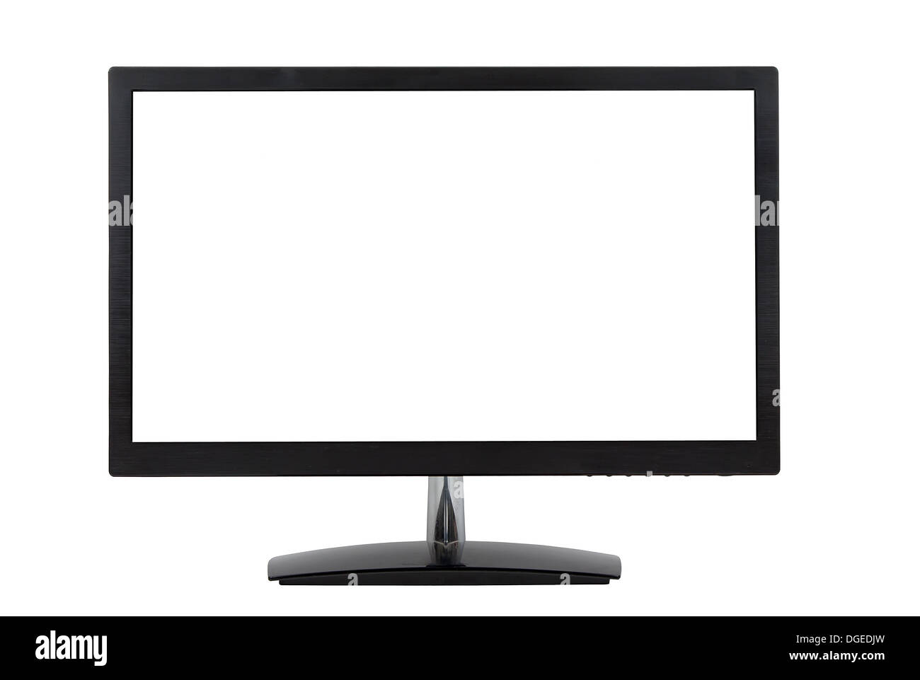 computer monitor isolated on white background Stock Photo - Alamy