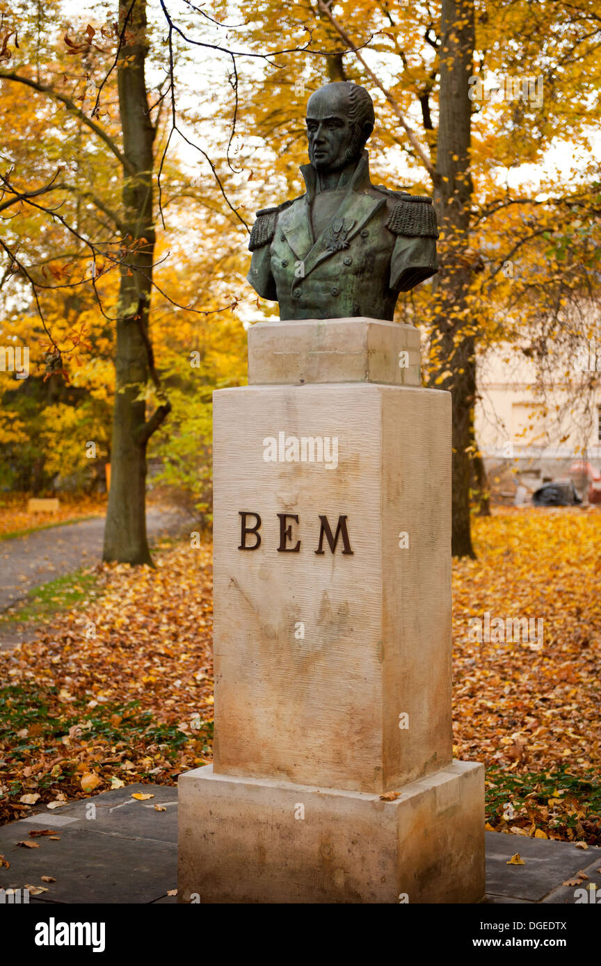 Bust of Polish General Joseph Bem Stock Photo - Alamy