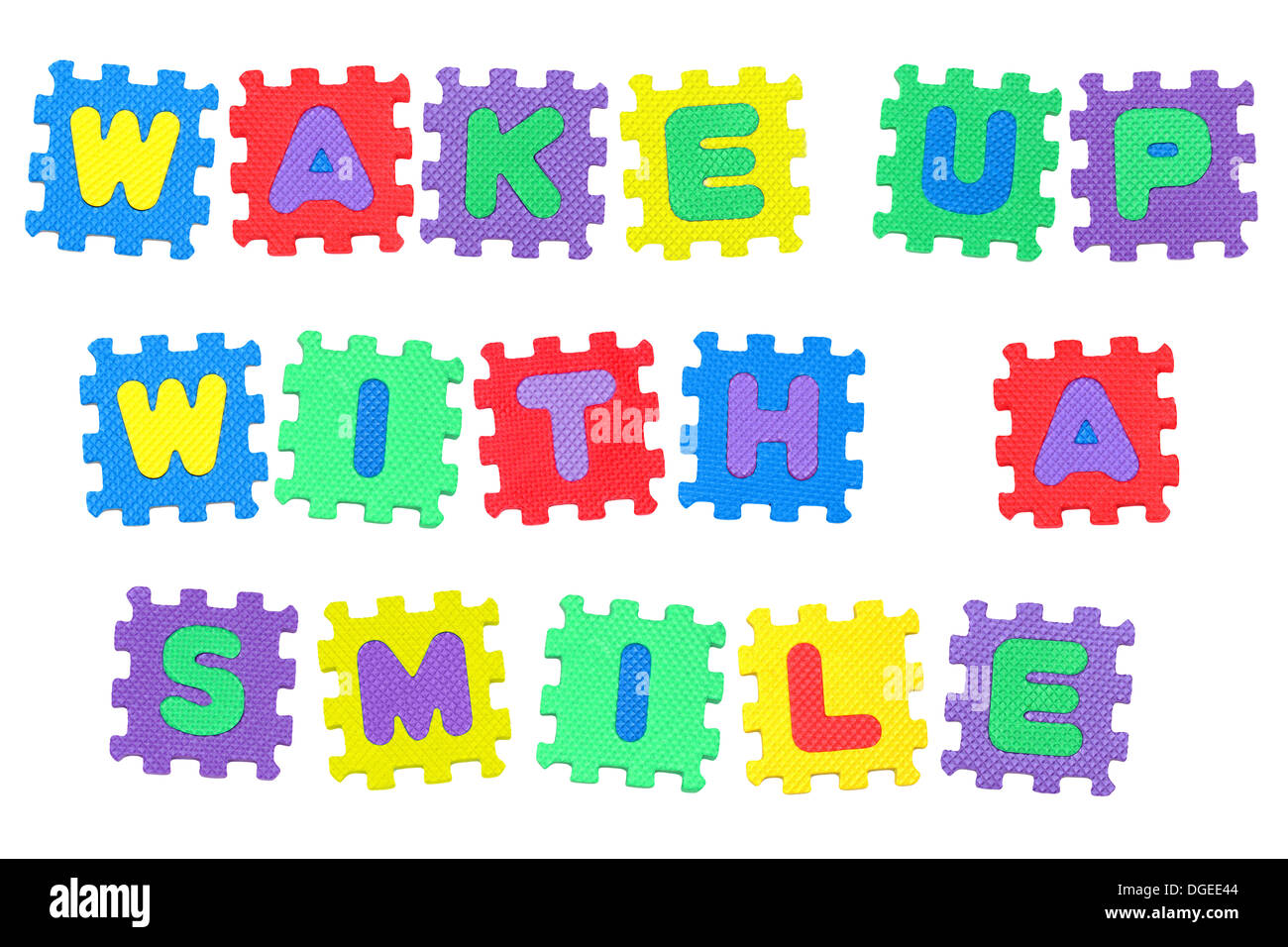 Word wake up Cut Out Stock Images & Pictures - Alamy