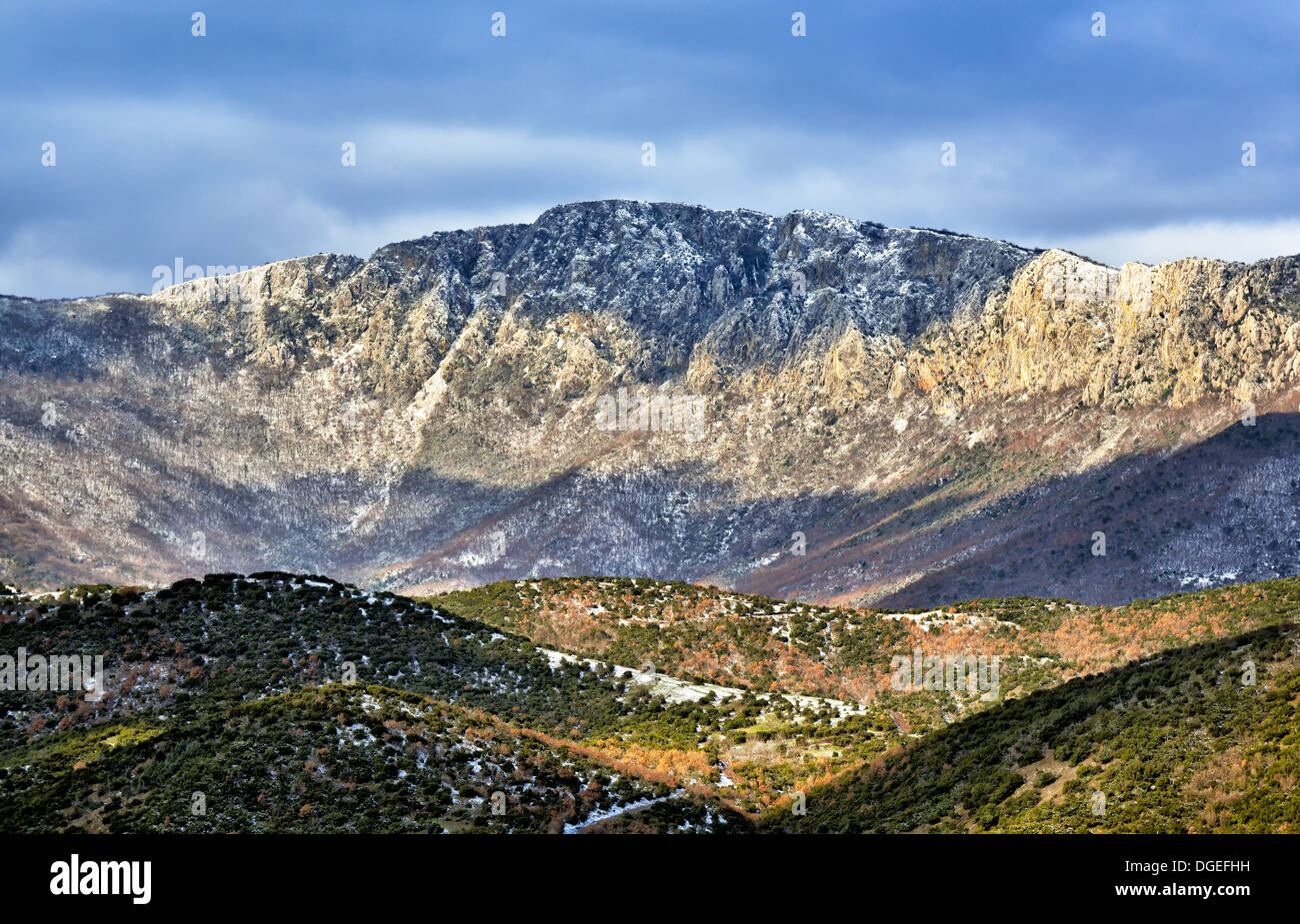 Landscape from macedonian mountain Stock Photo - Alamy
