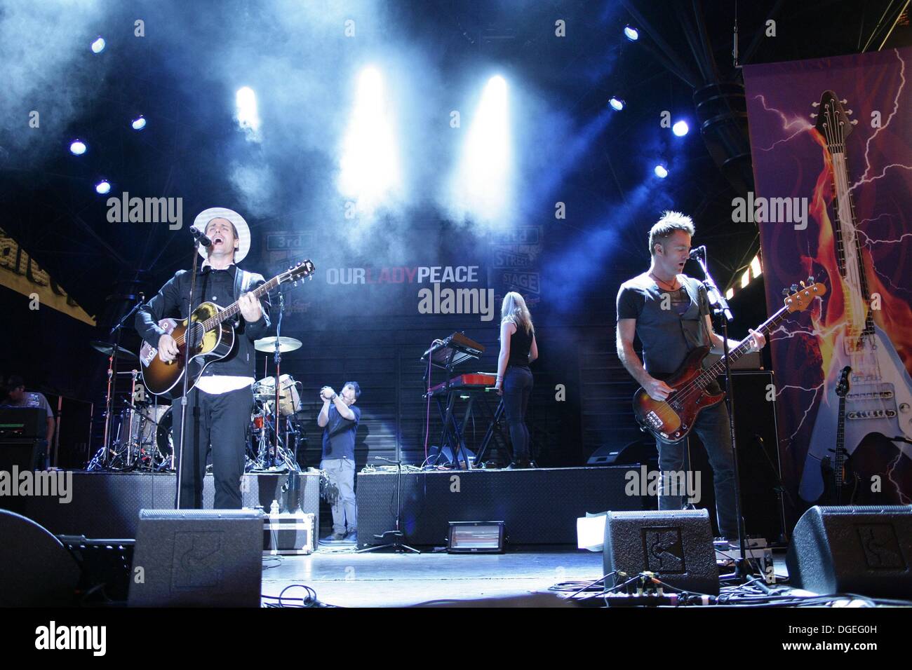 Las Vegas, NV, USA. 19th Oct, 2013. Raine Maida (Lead Singer), Jeremy ...