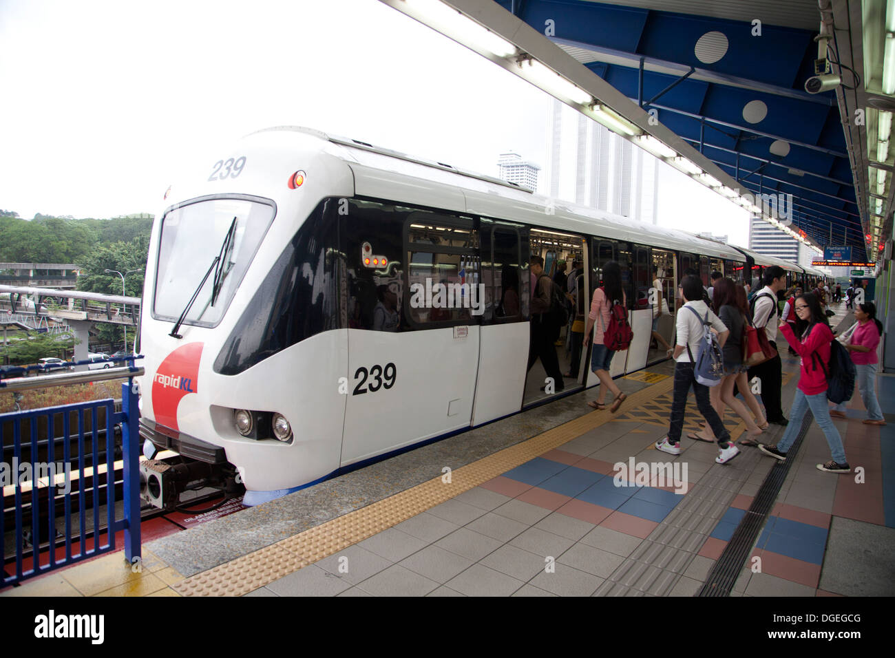 subway Kuala Lumpur Stock Photo - Alamy