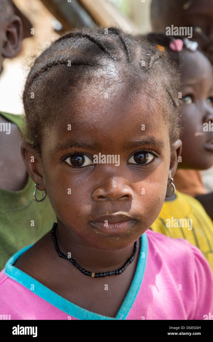 Little Girl, Nixo Village, near Sokone, Senegal. Serer Ethnic Group ...