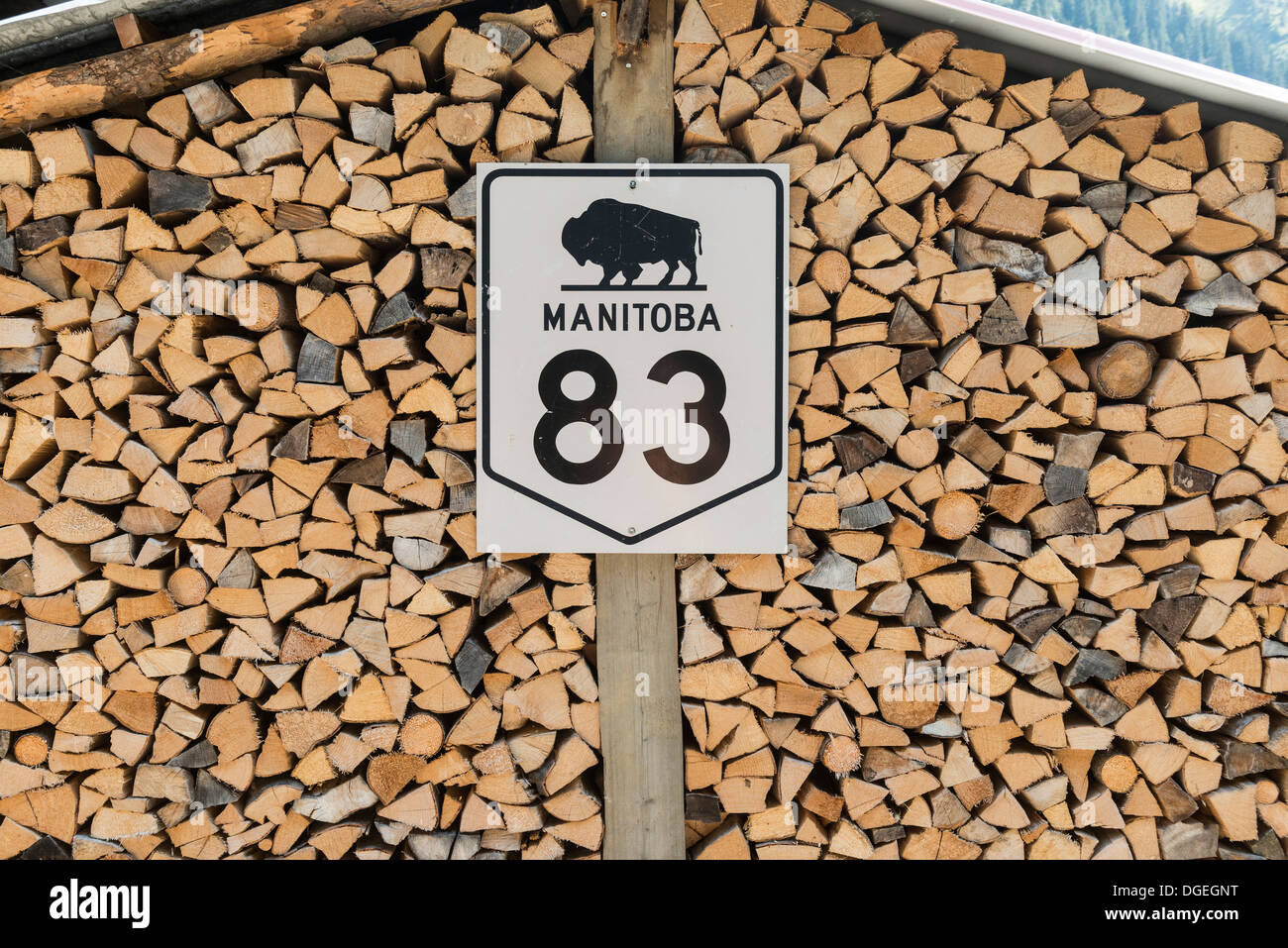 A stack of firewood. Klosters, Switzerland Stock Photo - Alamy