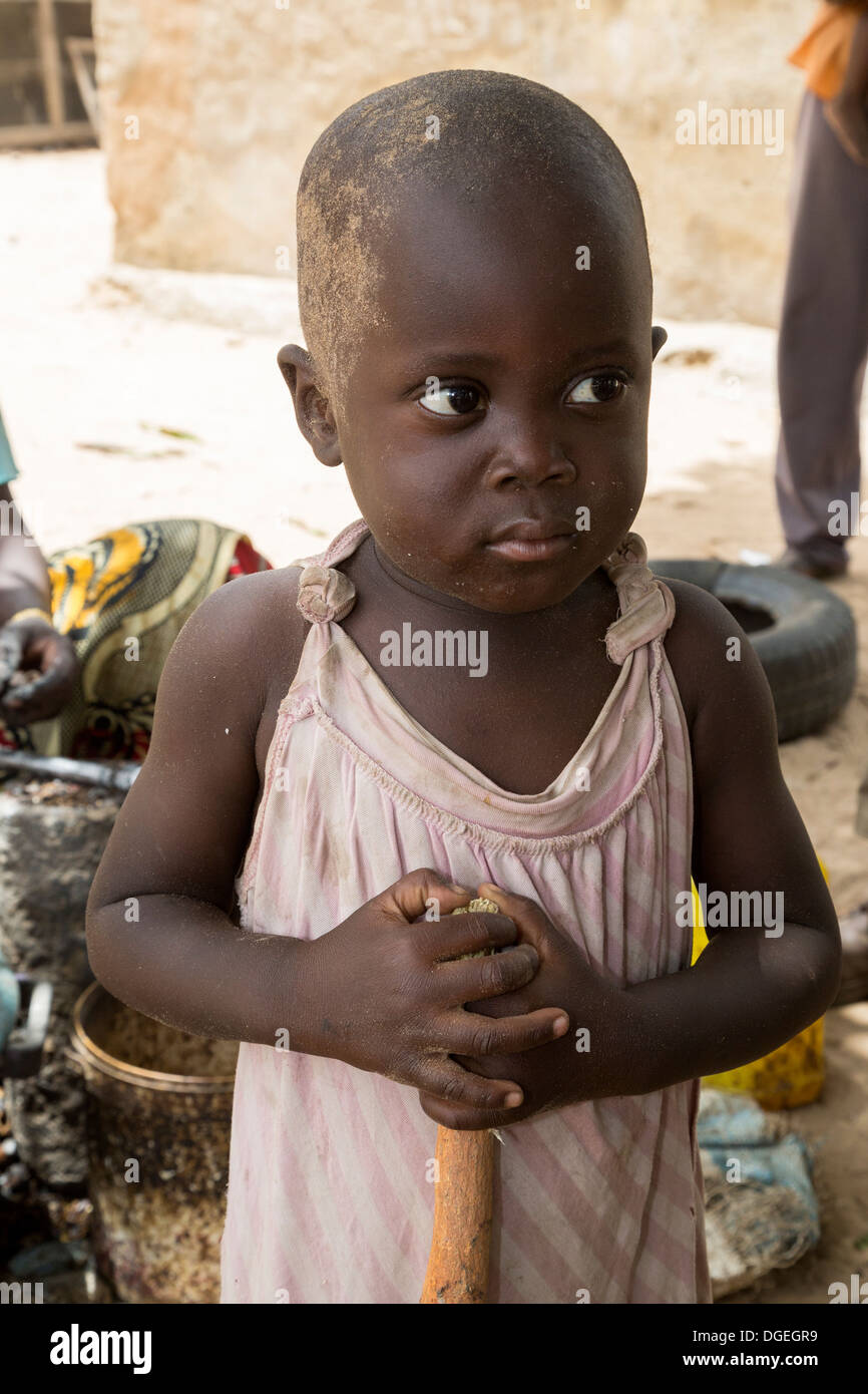 Little Girl, Nixo Village, near Sokone, Senegal. Serer Ethnic Group ...
