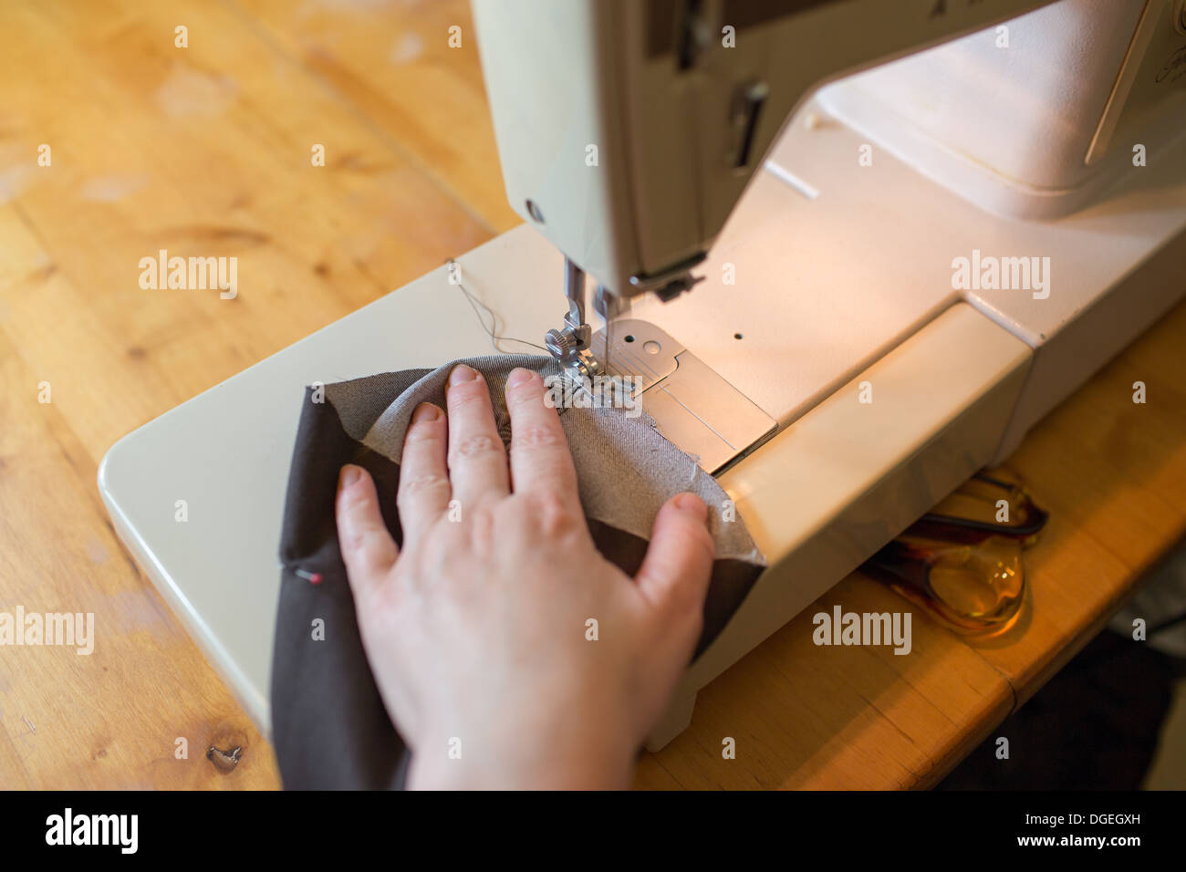Working from home, a tailor at work Stock Photo - Alamy