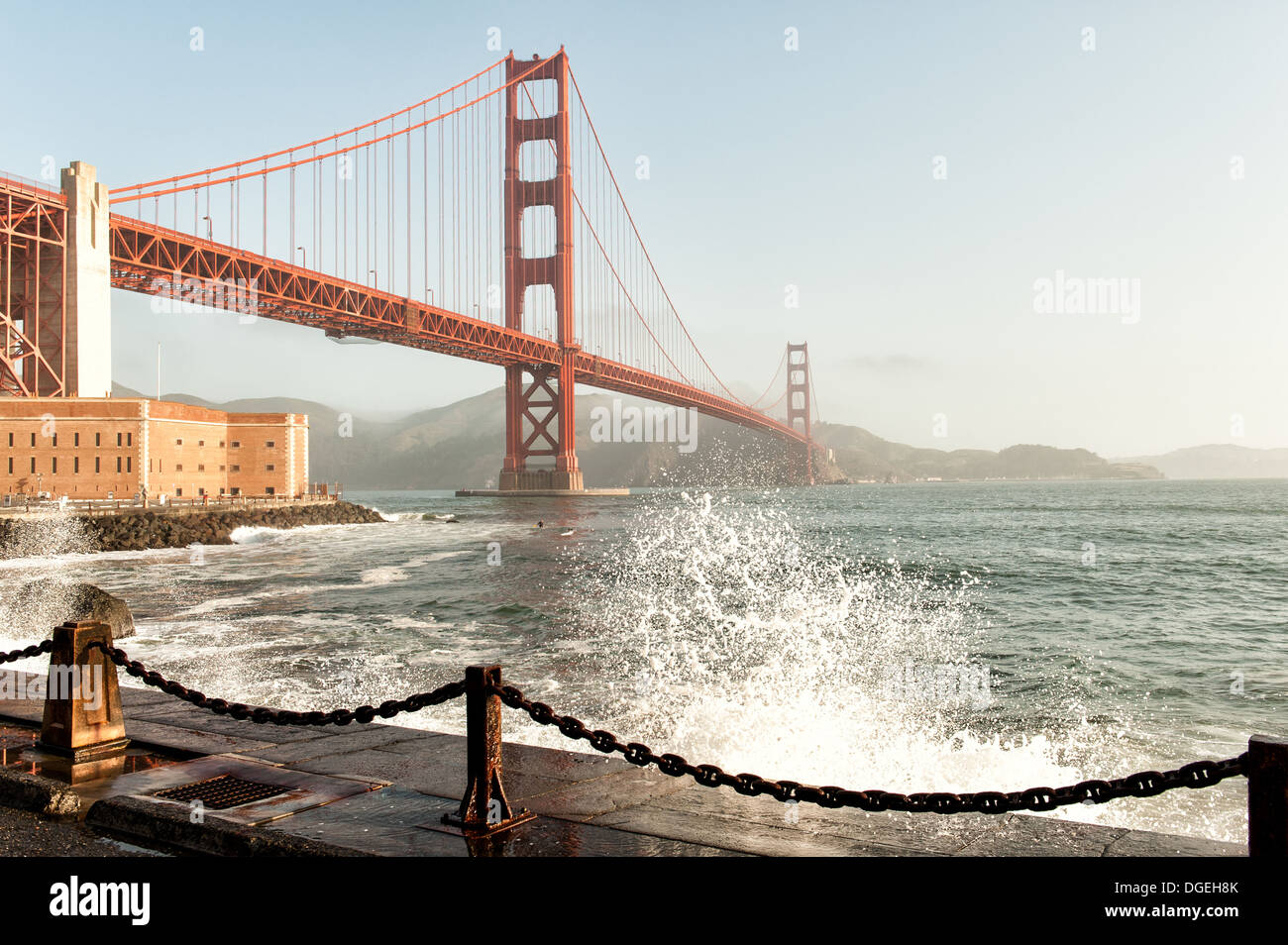 Golden Gate Bridge and San Francisco Bay, CA, USA Stock Photo - Alamy