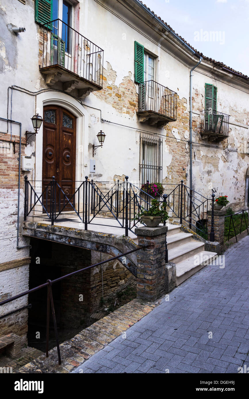 the historic center of Penne in italy Stock Photo - Alamy