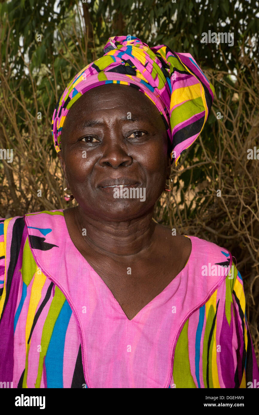 Senegalese Woman, near Sokone, Senegal Stock Photo - Alamy