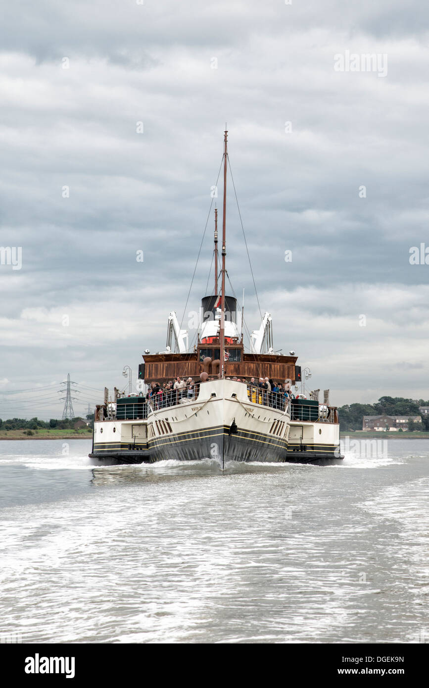 The last sea going paddle steamer in the world. The PS Waverley makes ...
