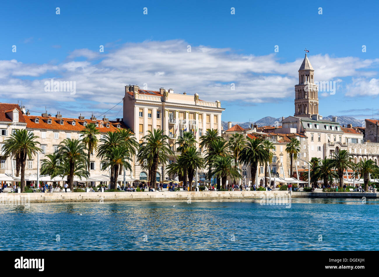 Scene from the city of Split, Adriatc coast, Croatia Stock Photo - Alamy
