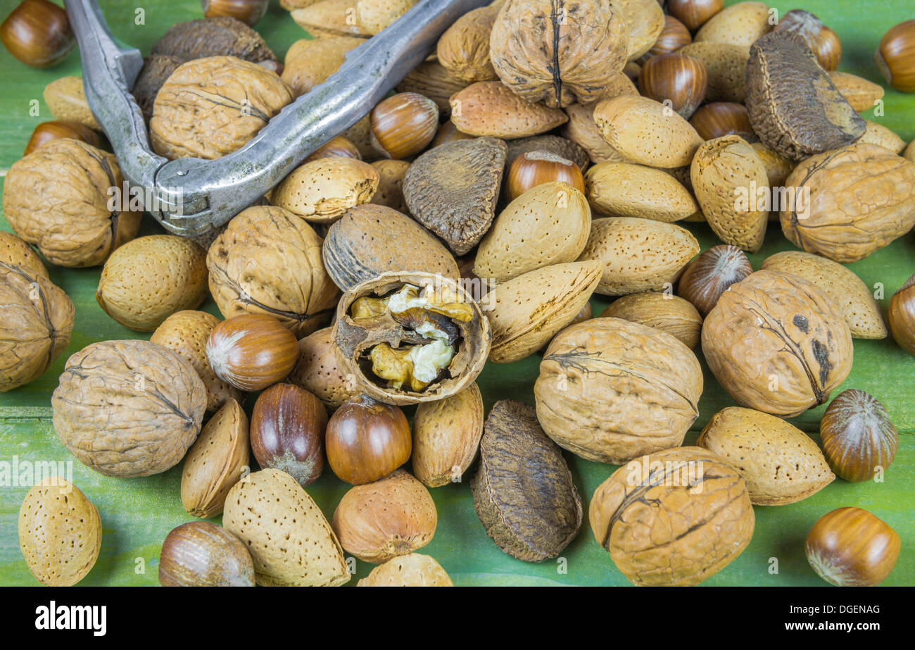 Assortment of nuts hi-res stock photography and images - Alamy