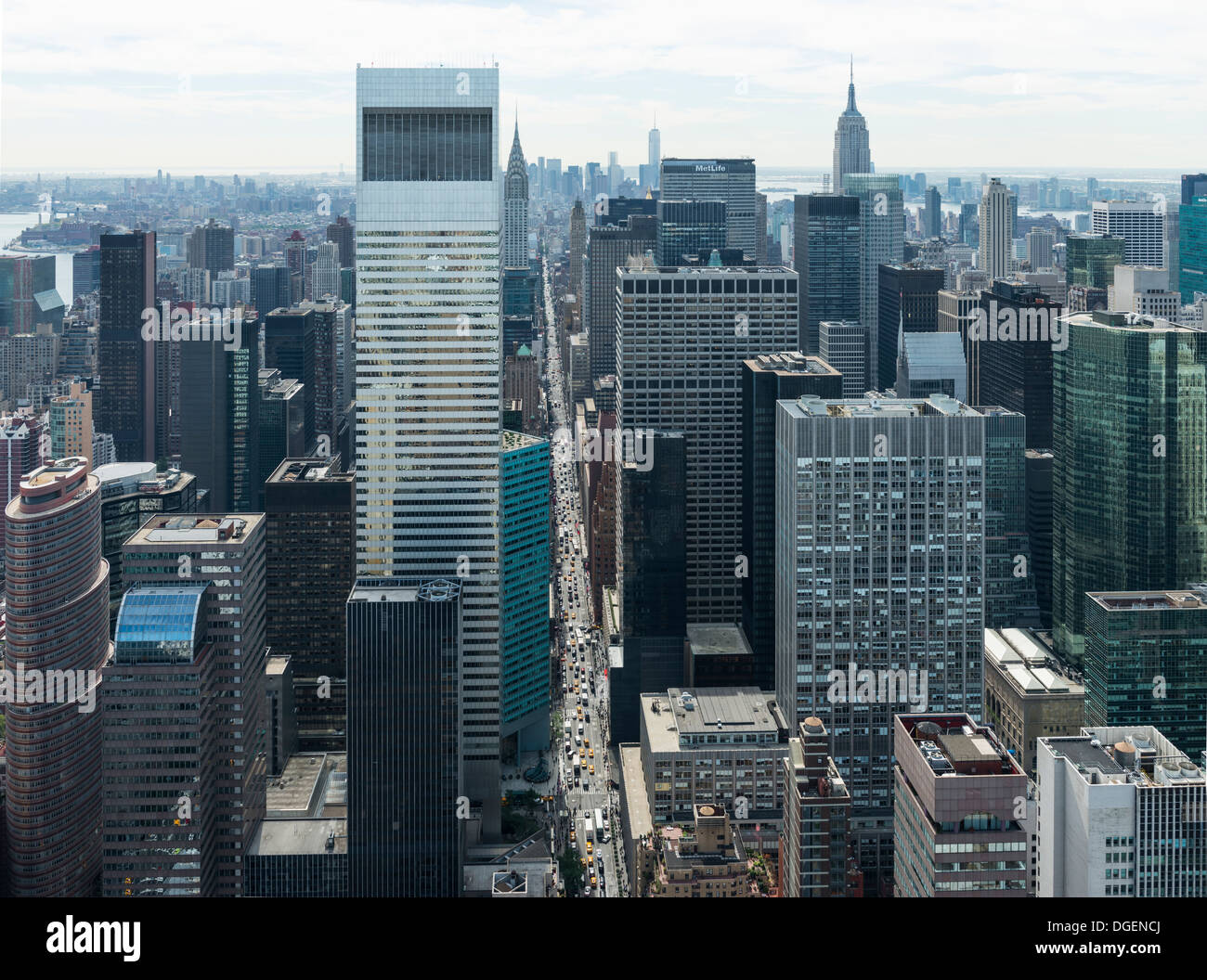 New york skyline daytime citicorp hi-res stock photography and images ...