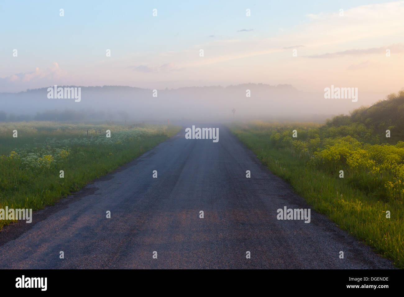 Misty rural hi-res stock photography and images - Alamy
