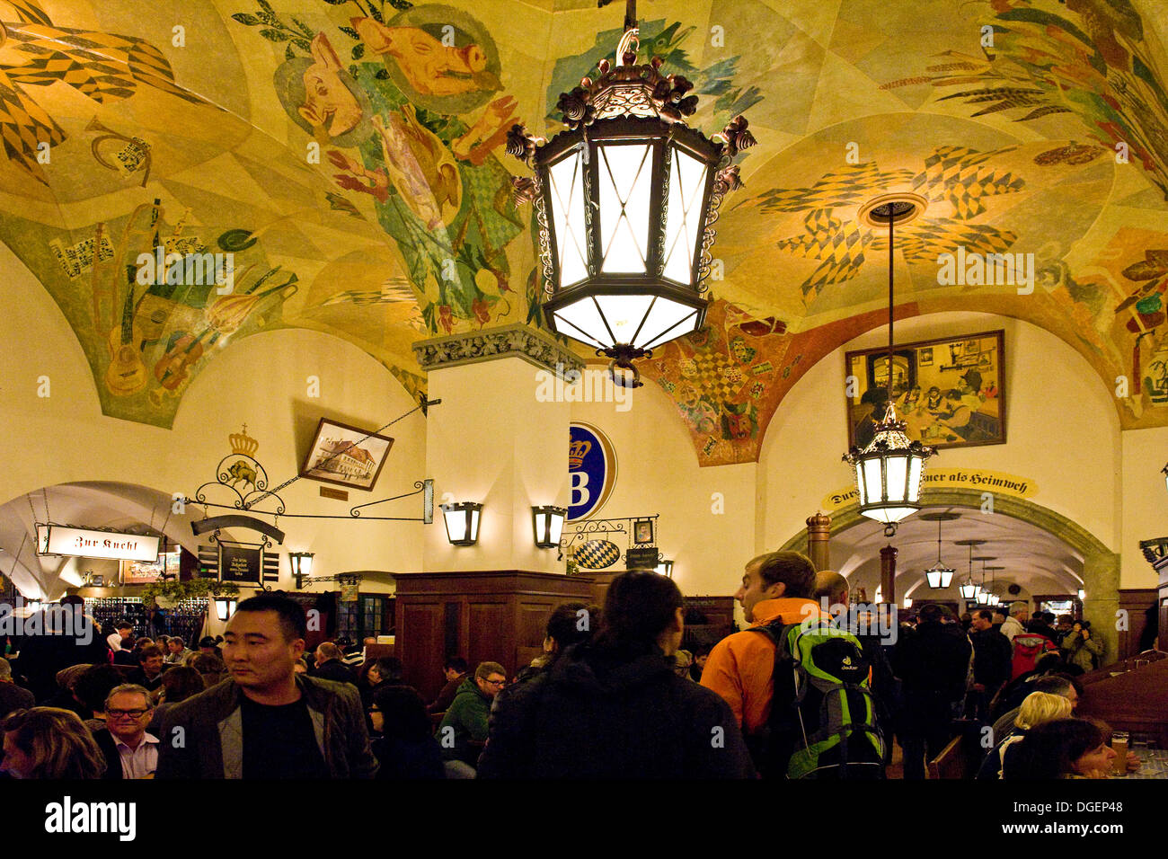 Germany, Bavaria, Munich, Hofbrauhaus beer house Stock Photo - Alamy