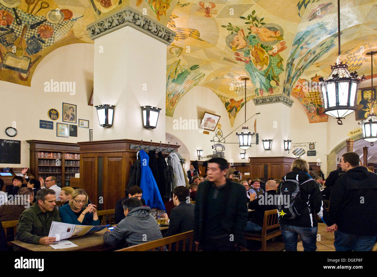 Germany, Bavaria, Munich, Hofbrauhaus beer house Stock Photo - Alamy