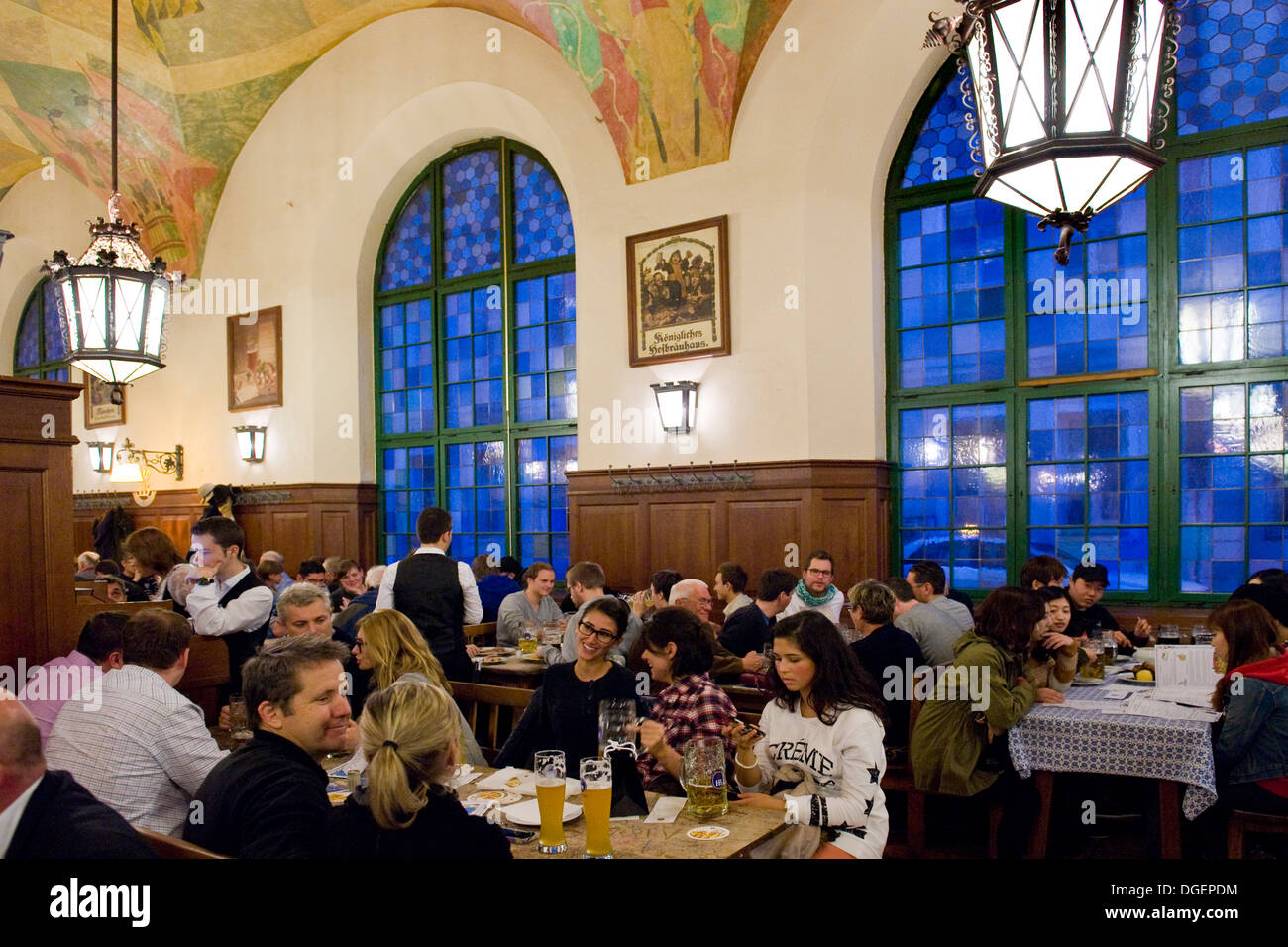 Germany, Bavaria, Munich, Hofbrauhaus beer house Stock Photo - Alamy