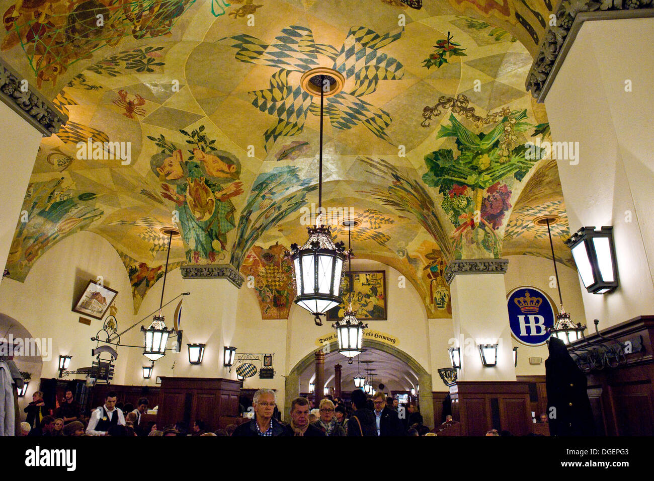 Germany, Bavaria, Munich, Hofbrauhaus beer house Stock Photo - Alamy