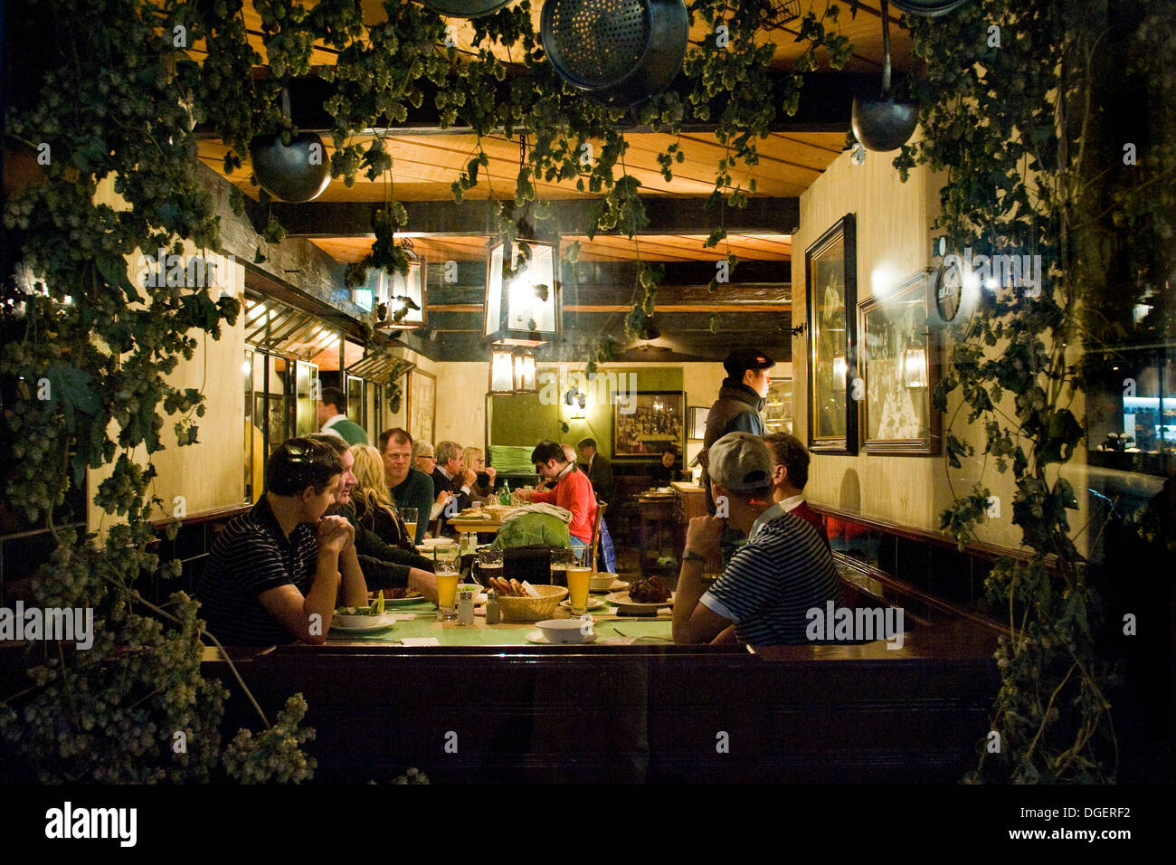 Germany, Bavaria, Munich, traditional restaurant Stock Photo - Alamy