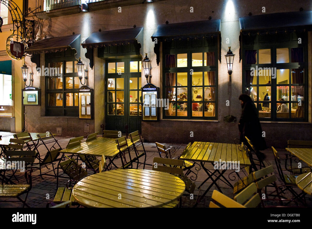 Germany, Bavaria, Munich, traditional restaurant Stock Photo - Alamy