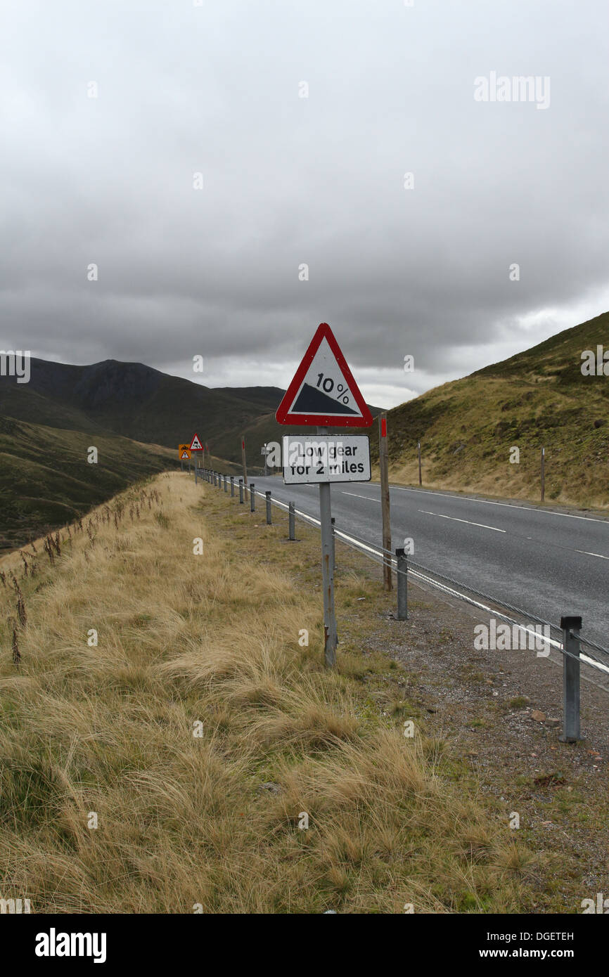 Steep slope sign hi-res stock photography and images - Alamy