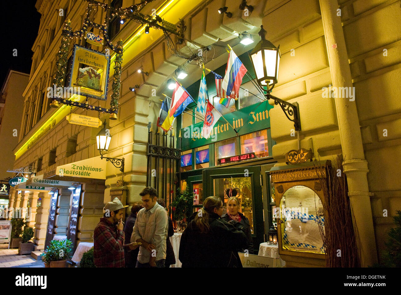 Germany, Bavaria, Munich, traditional restaurant Stock Photo - Alamy