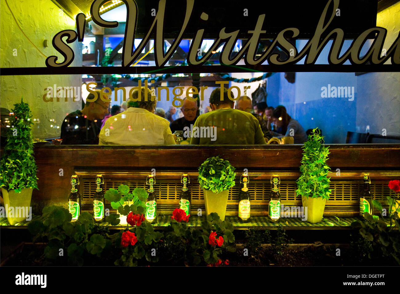 Germany, Bavaria, Munich, traditional restaurant Stock Photo - Alamy
