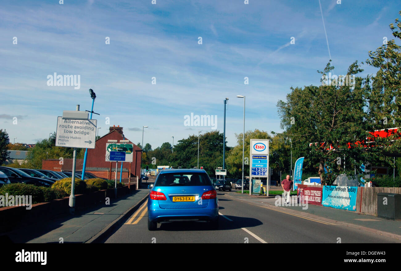 Road Scene From A Car Stock Photo - Alamy