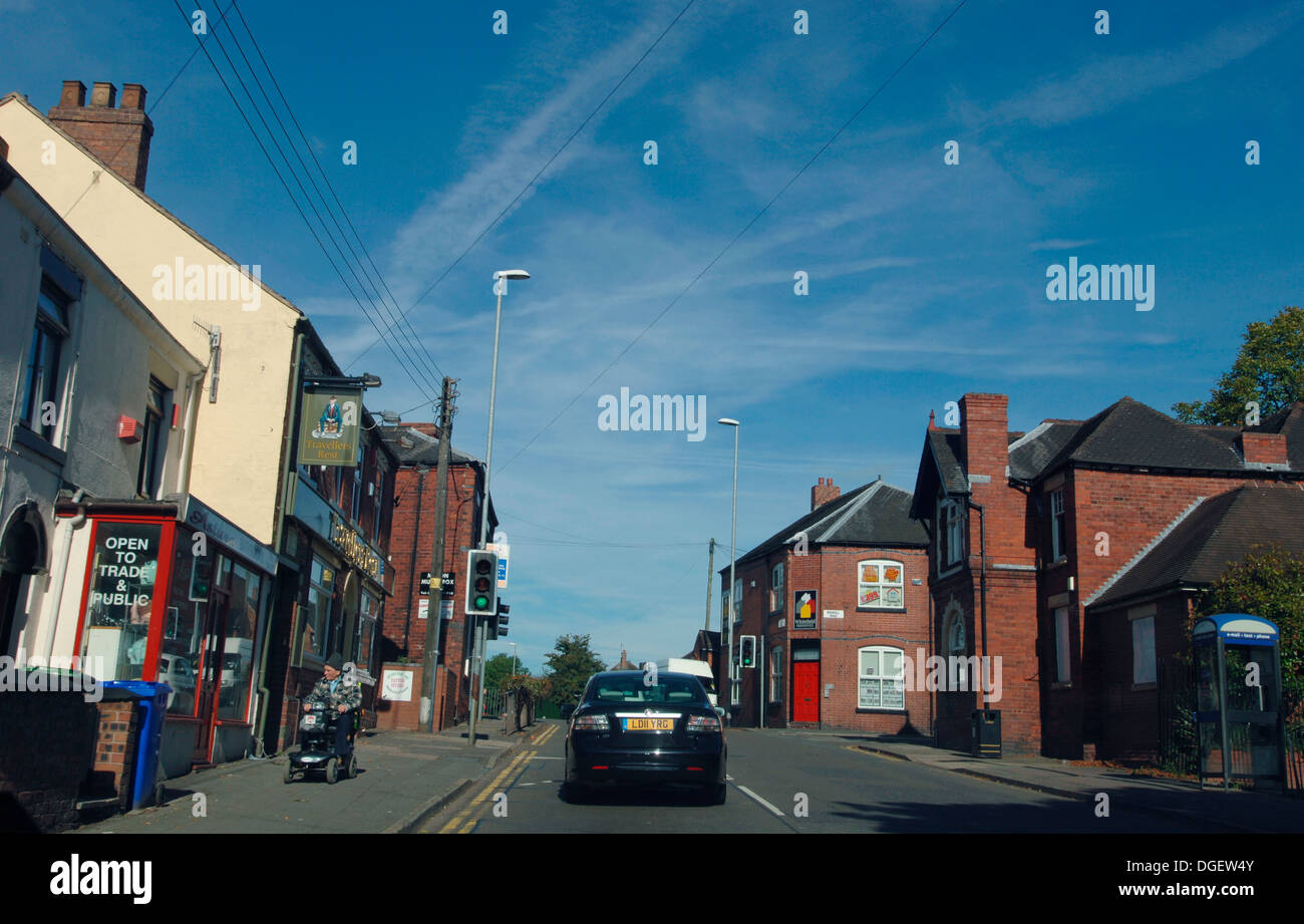 Road Scene From A Car Stock Photo - Alamy