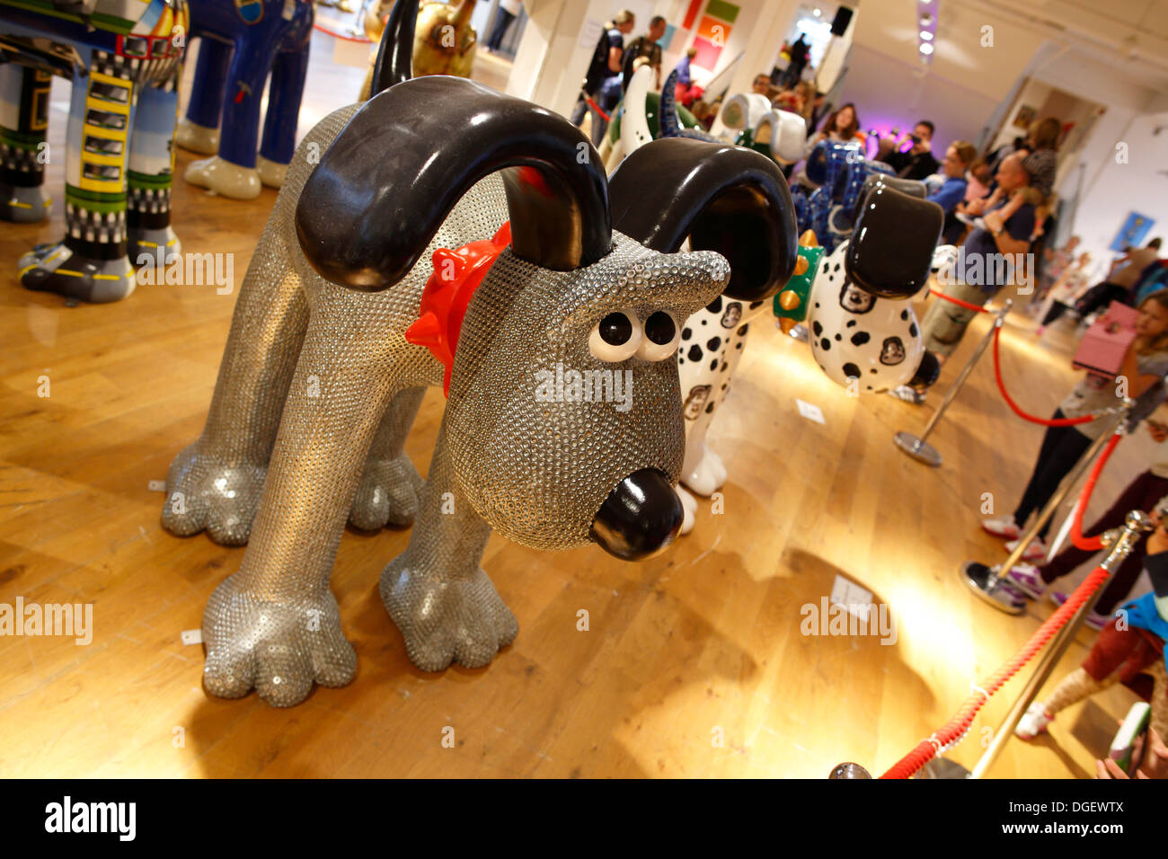 The Gromit Unleashed Exhibition - "The Greatest Dog Show on Earth Stock ...