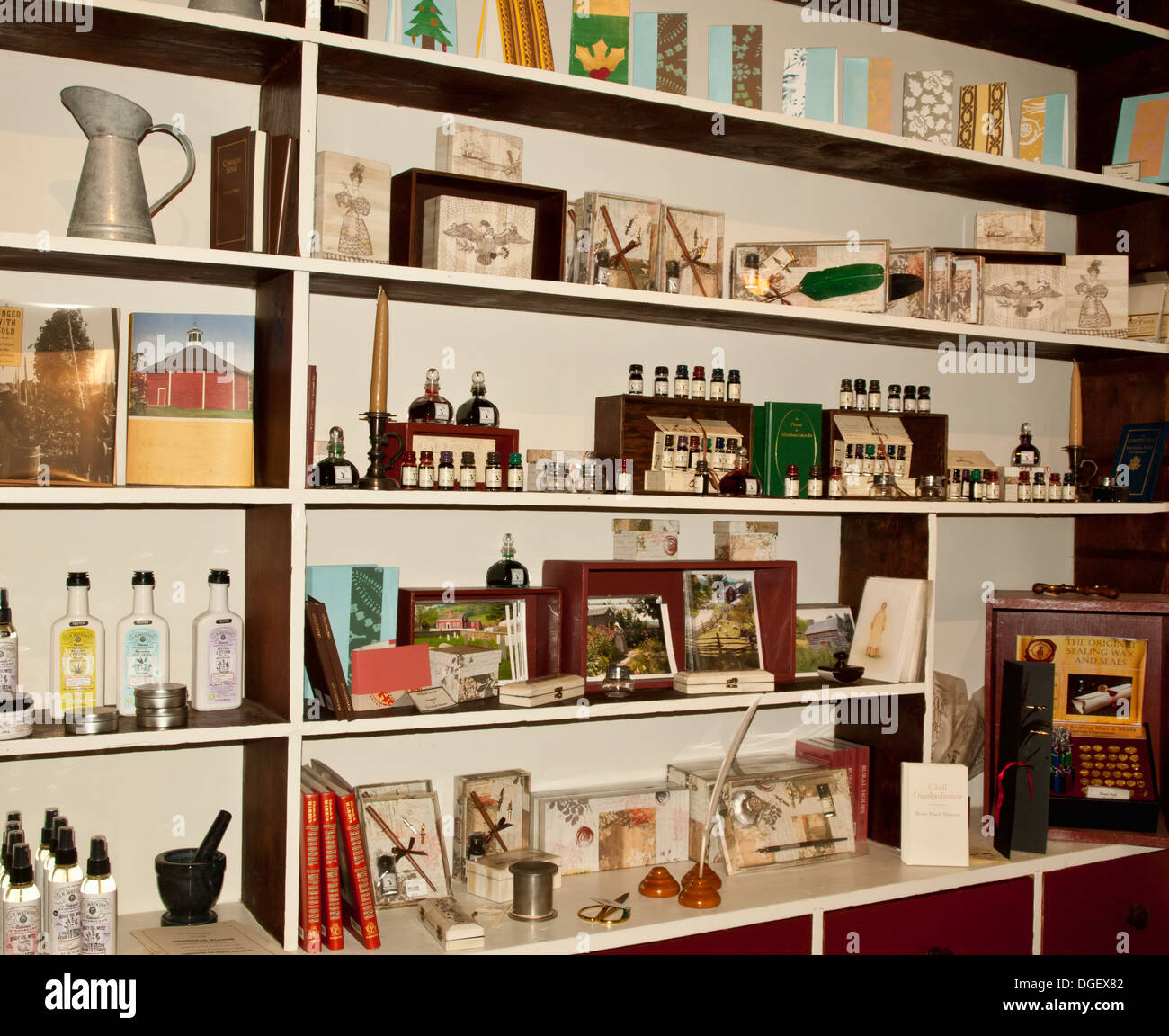 shelves in an old fashioned store Stock Photo - Alamy