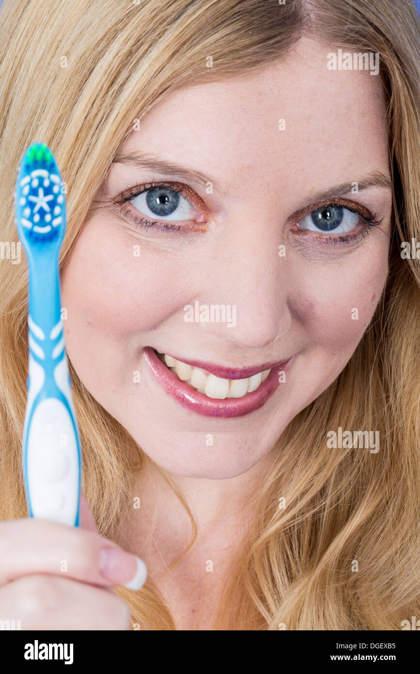 Happy toothbrush hi-res stock photography and images - Alamy