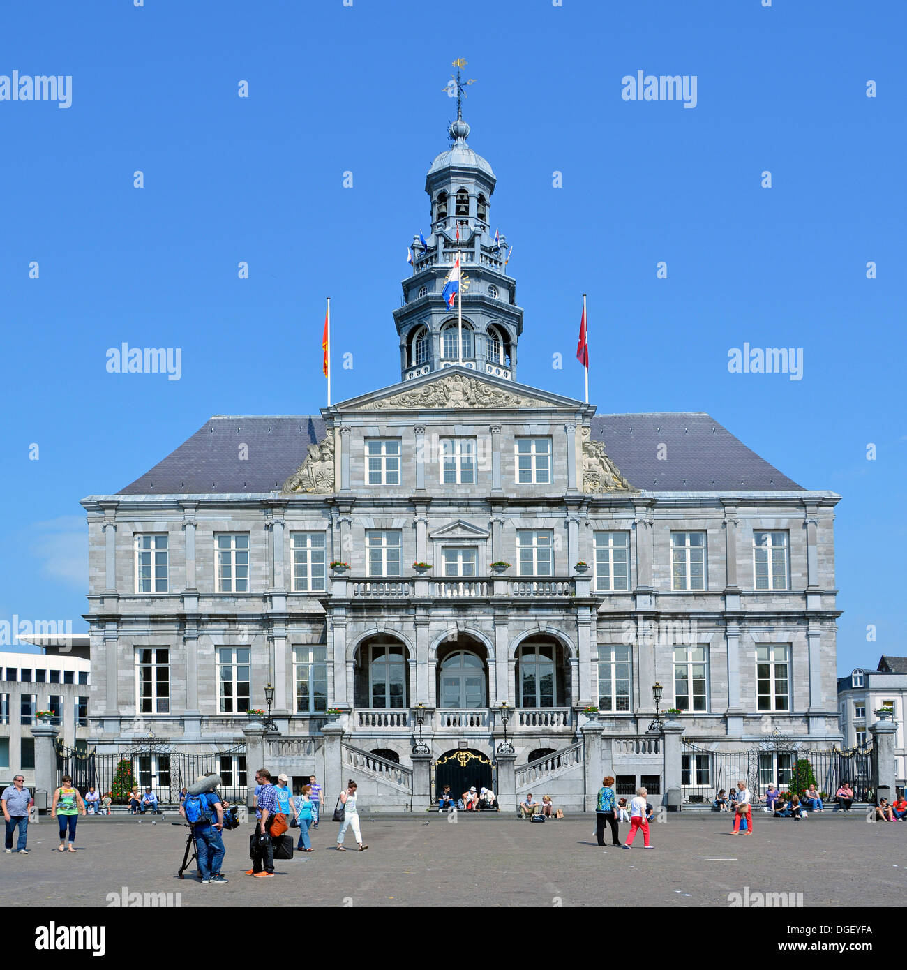 Market square with a town hall hi-res stock photography and images - Alamy