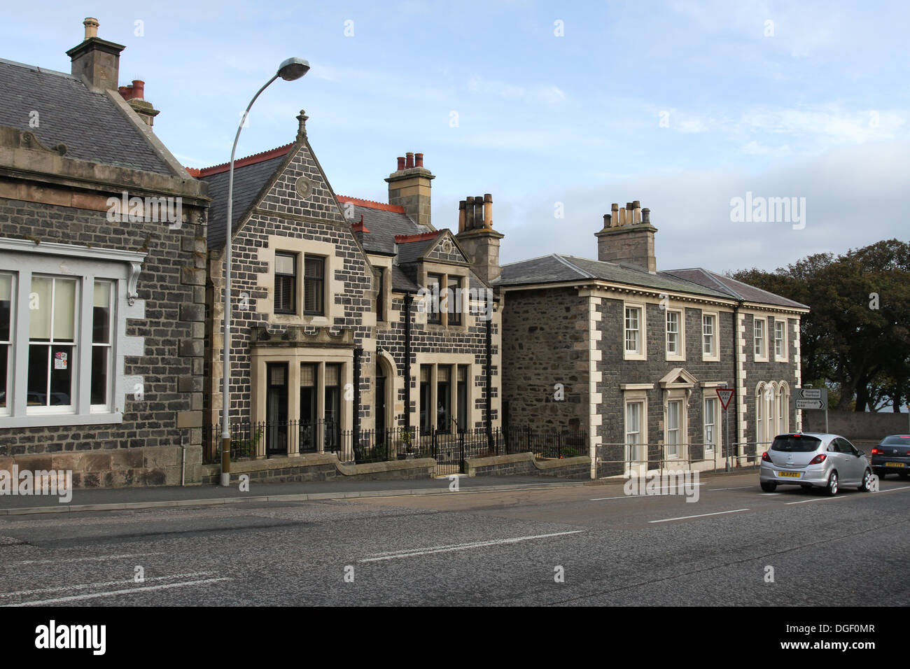 Banff street scene Scotland October 2013 Stock Photo - Alamy