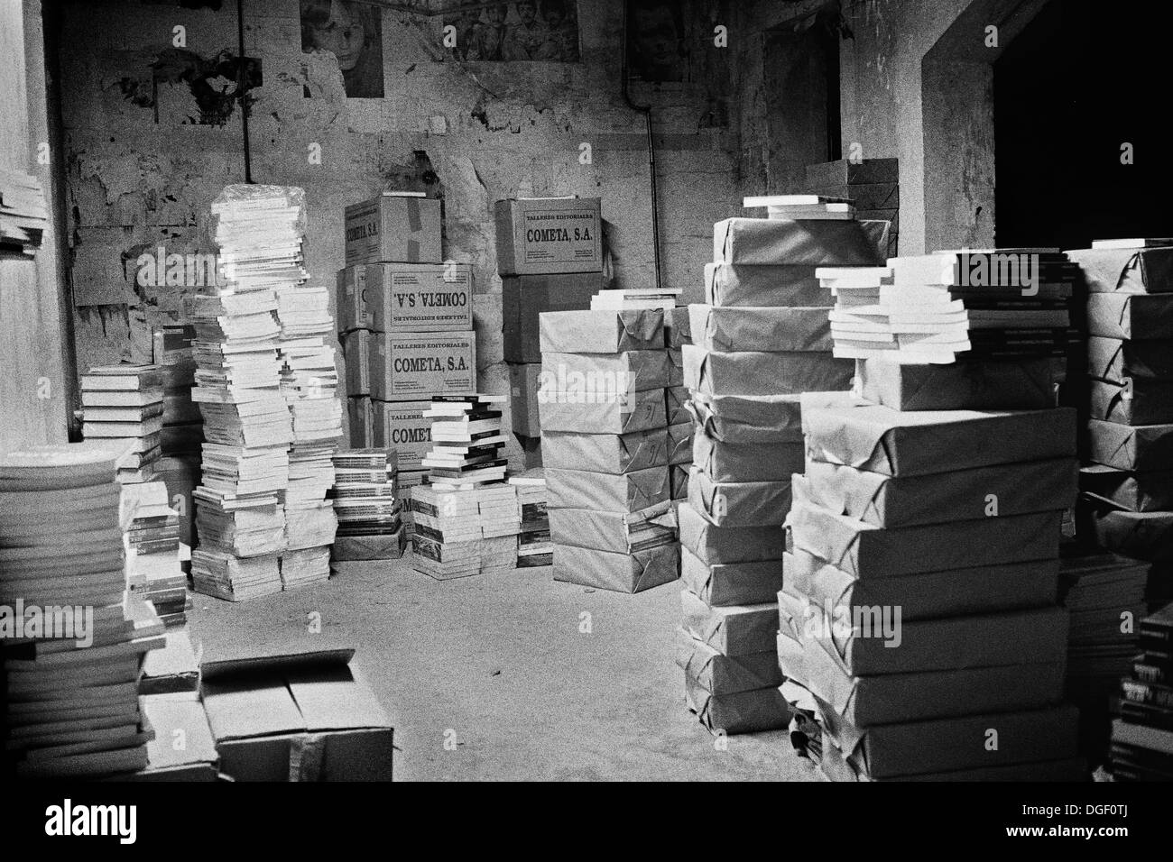 Warehouse basement Black and White Stock Photos & Images - Alamy