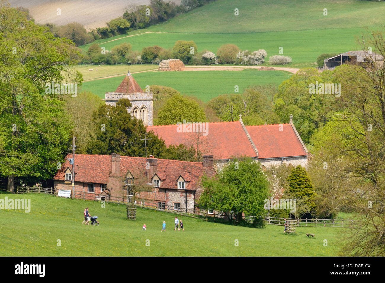 Saint Michael and All Angels Church, Hughenden Stock Photo - Alamy