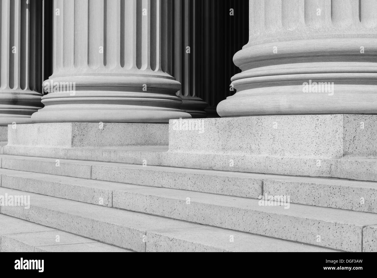 Pillars and Steps Stock Photo - Alamy