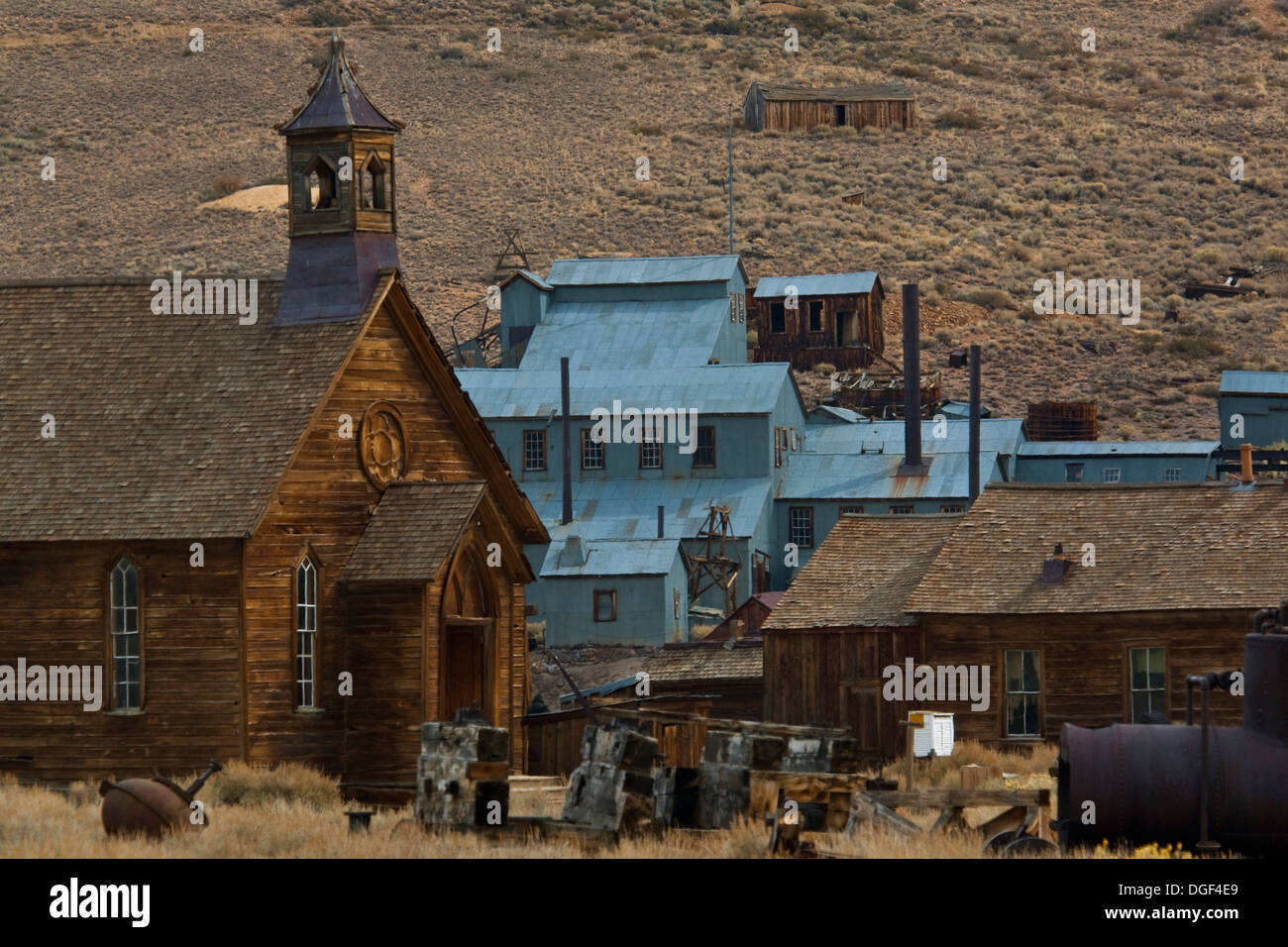 Methodist Church Ghost Town Bodie High Resolution Stock Photography and Images - Alamy