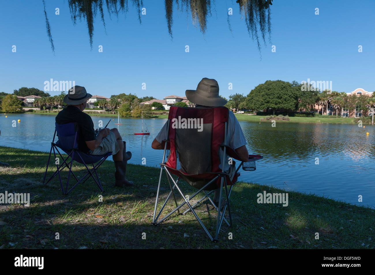 Retired senior citizens at The Villages Retirement community operating ...