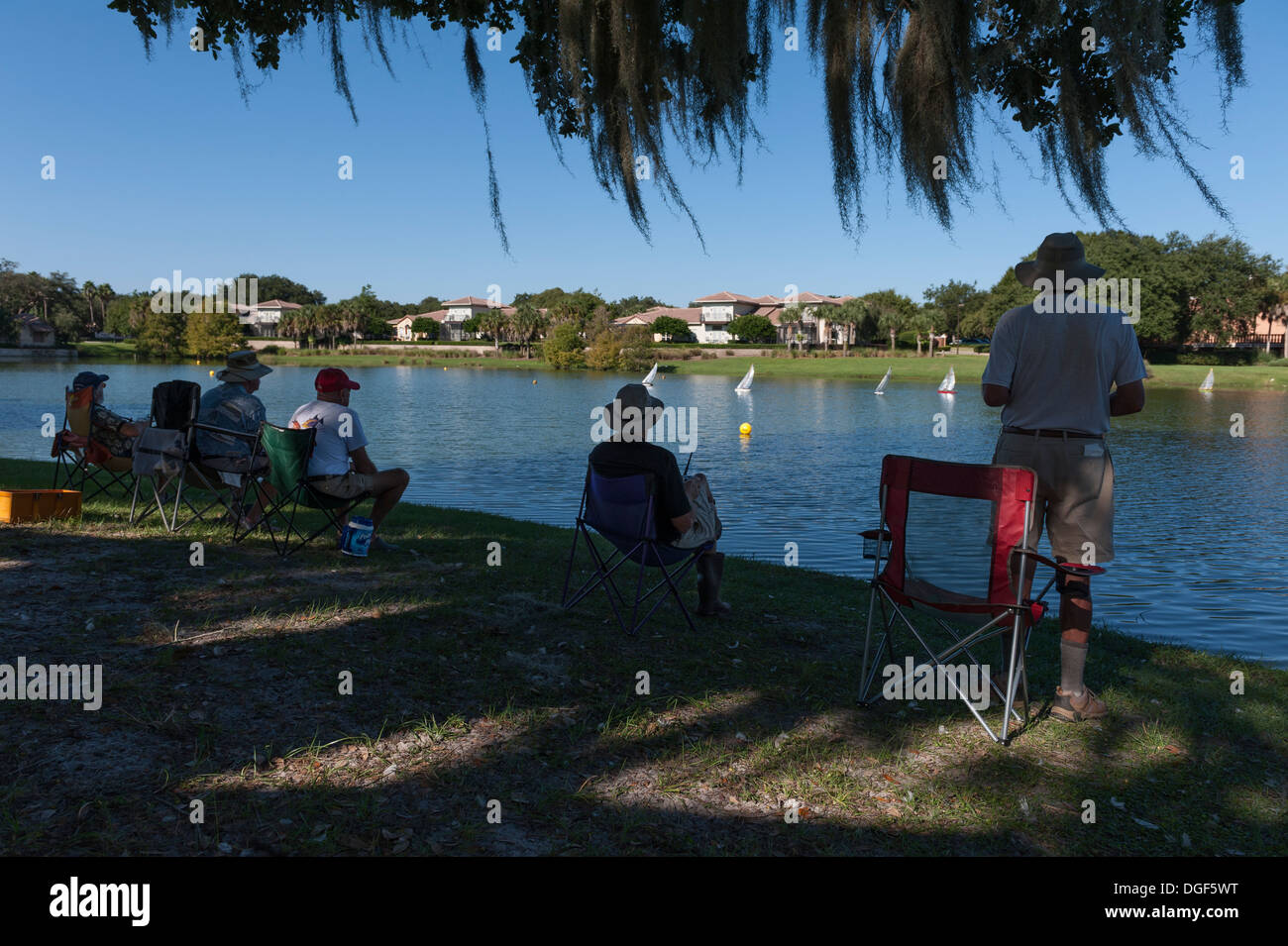 Retired senior citizens at The Villages Retirement community operating ...