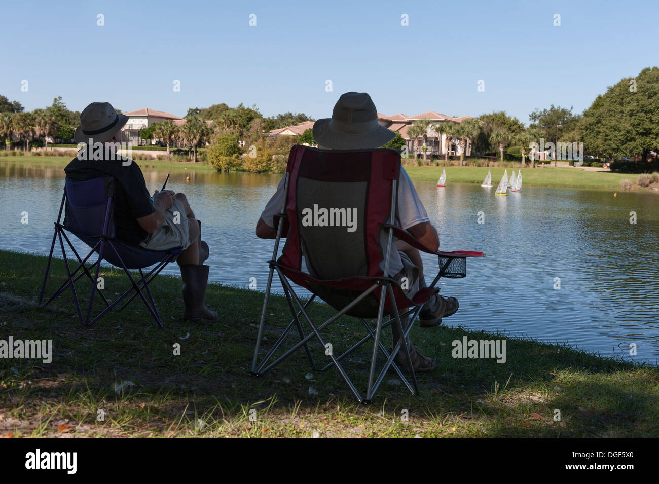 Retired senior citizens at The Villages Retirement community operating ...