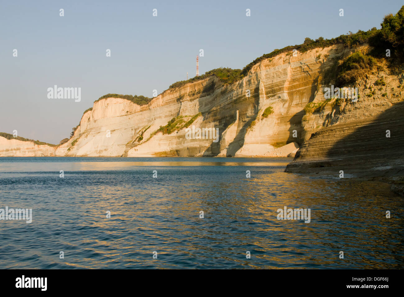 Seascape of coast and beaches in Corfu island, Greece Stock Photo - Alamy