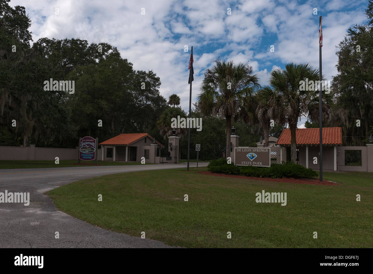 De Leon Springs State Park in Central Florida Stock Photo - Alamy